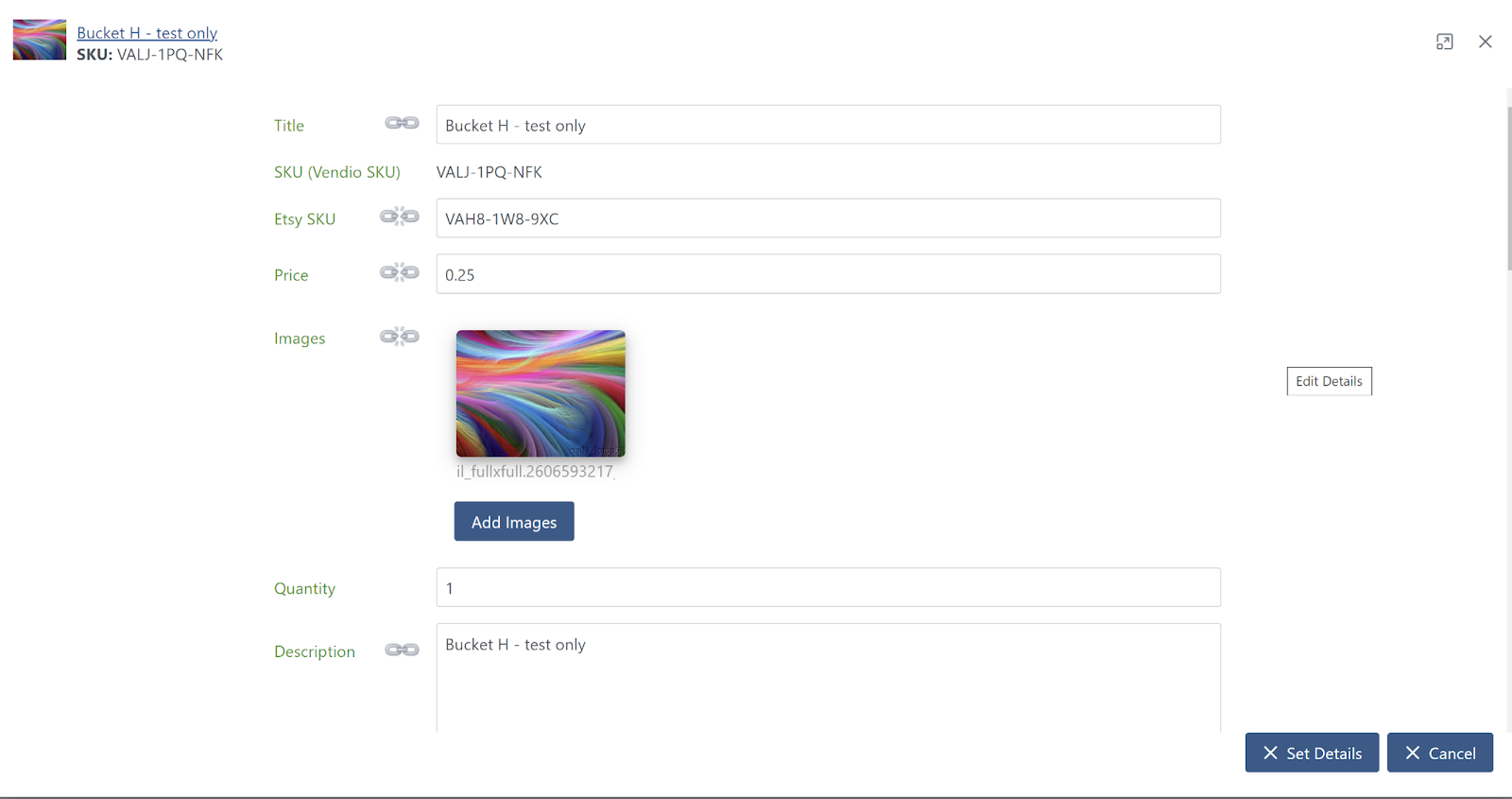 Interface Changes for Sending Products in Bulk to Etsy – Vendio Services, Inc.